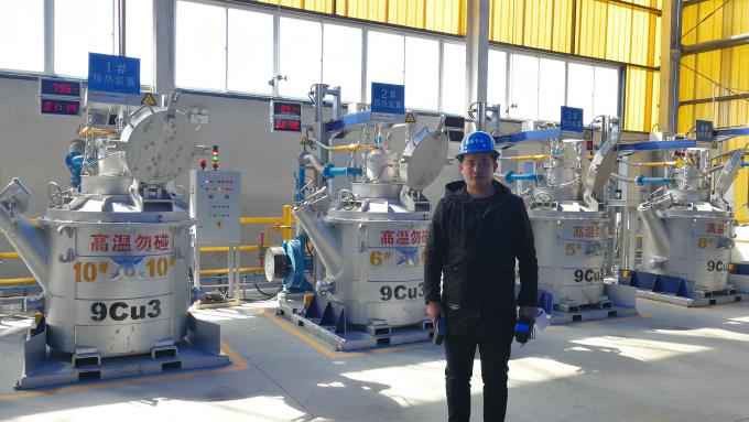 NG Electric Power Blue Ladle Preheater Burners Station For Aluminium ...