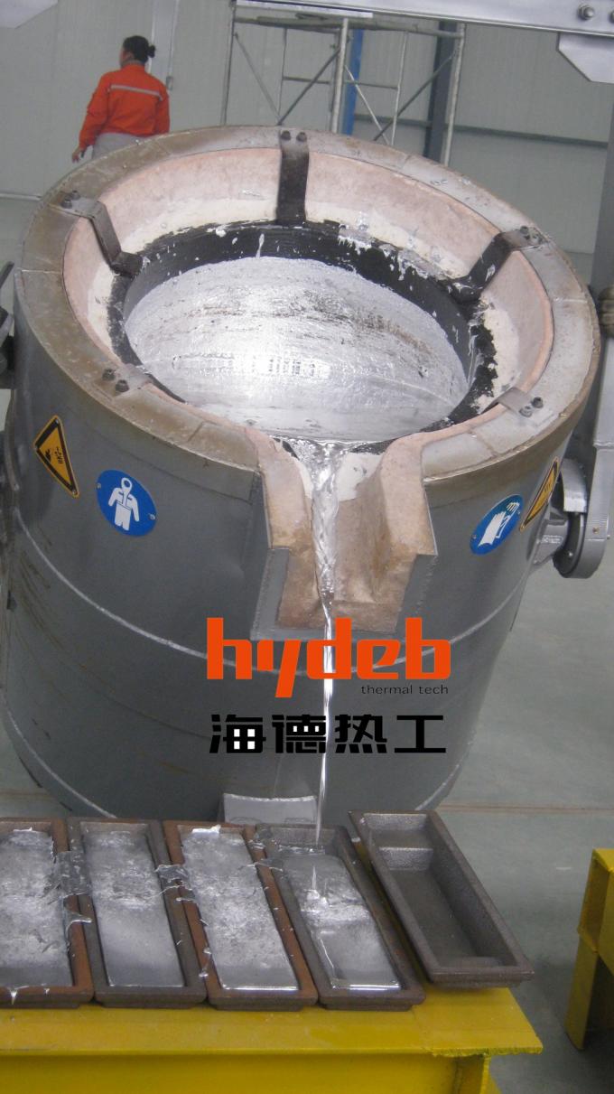 500KG Capacity Die Casting Spare Parts High Purity Graphite Crucible ...
