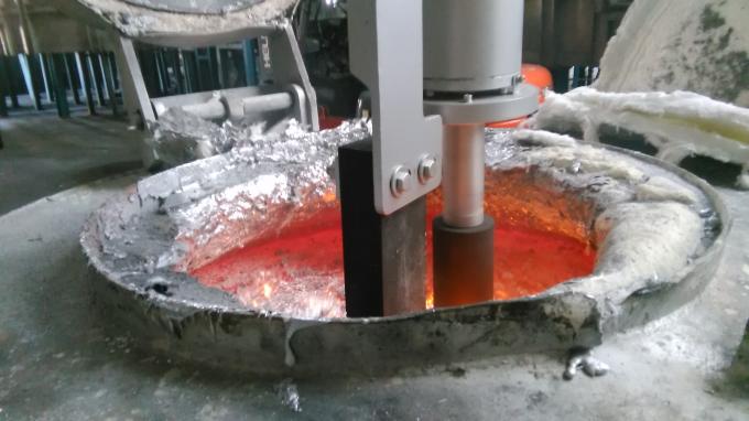 Fixed Type Rotary Degassing Unit 600 Rpm Adjustable Graphite SIC