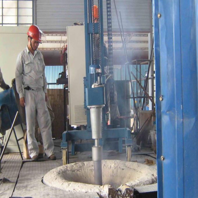 0 - 300mm/S Flux Injection Machine Degassing And Slag Removal System