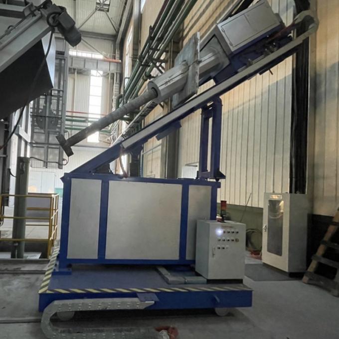 Rotary Molten Aluminum Liquid Degasser Machine Movable Aluminum Liquid ...