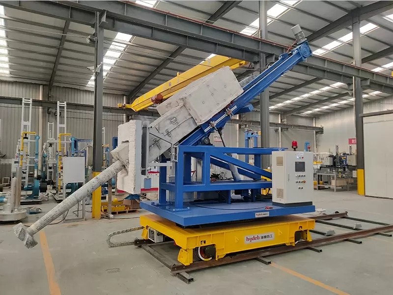 Movable Or Fixed Molten Aluminum Degassing Refining Machine