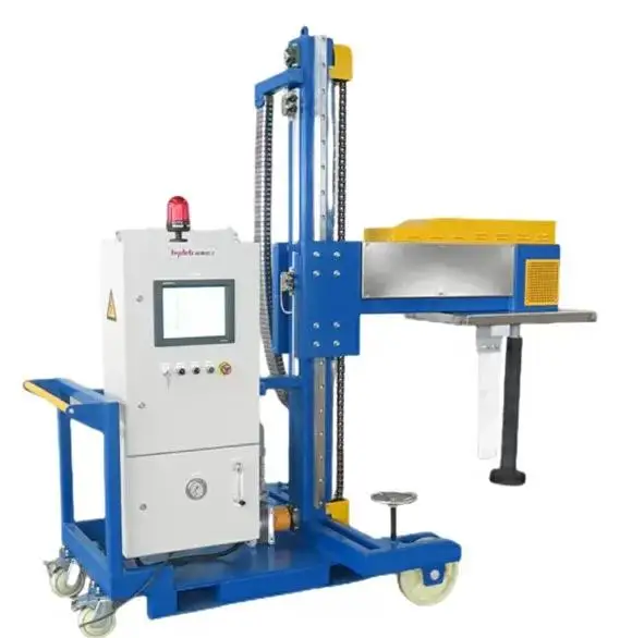 Mobile Rotary Degassing Unit For Refining Flux Particle Size ≤5mm