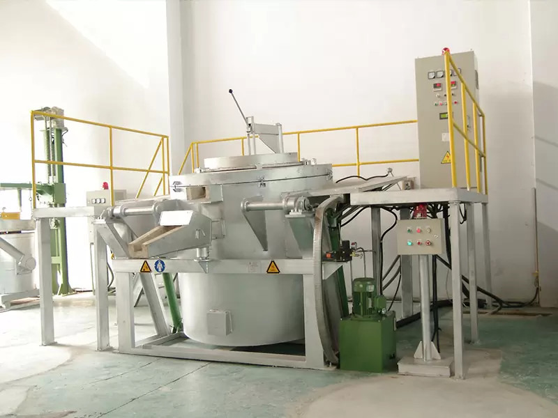 220V Aluminum Crucible Furnace With 200-1200C Temperature Range