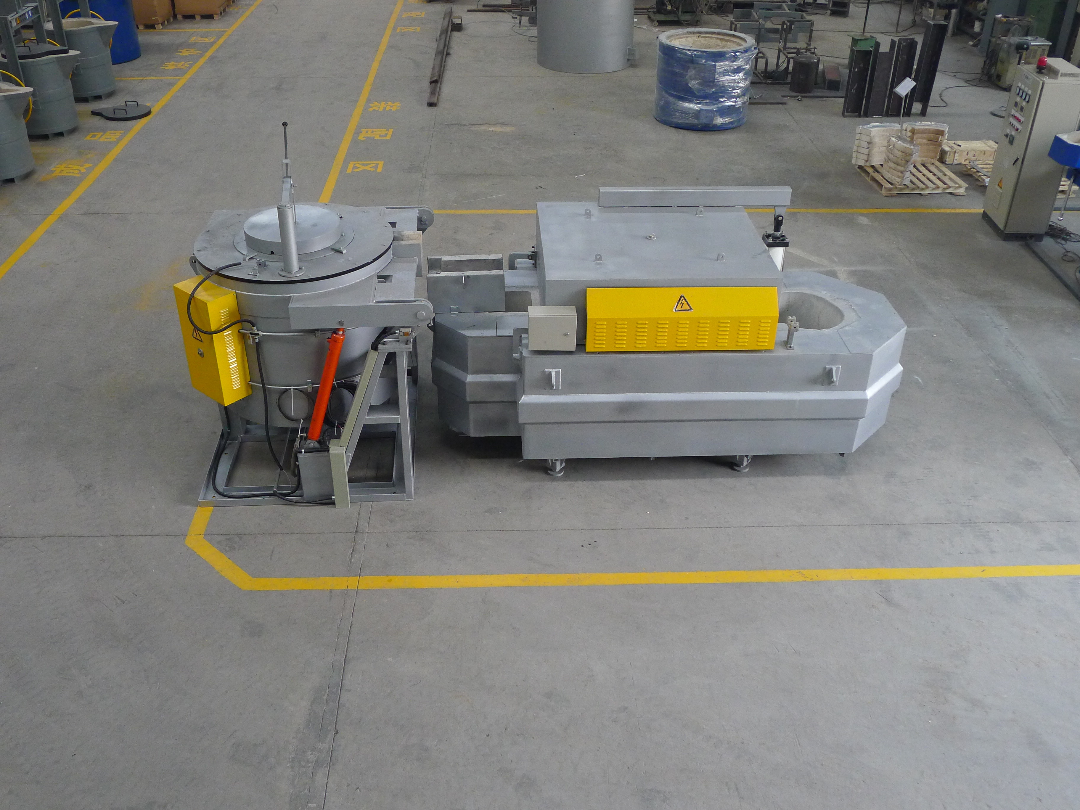 PID Control System Crucible Smelting Furnace For Accurate Temperature ...