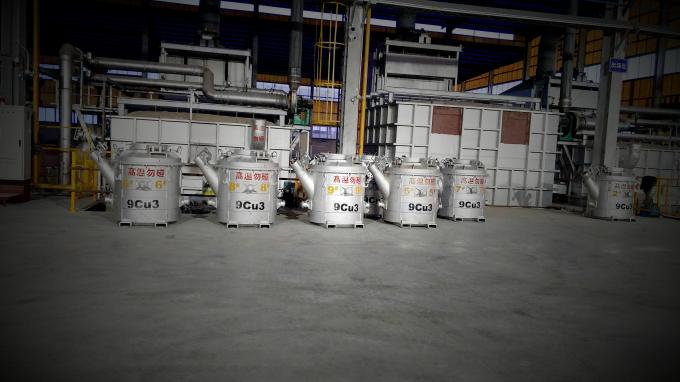 Long Distance Molten Aluminum Transfer Ladles Non Wetting Refactory ...