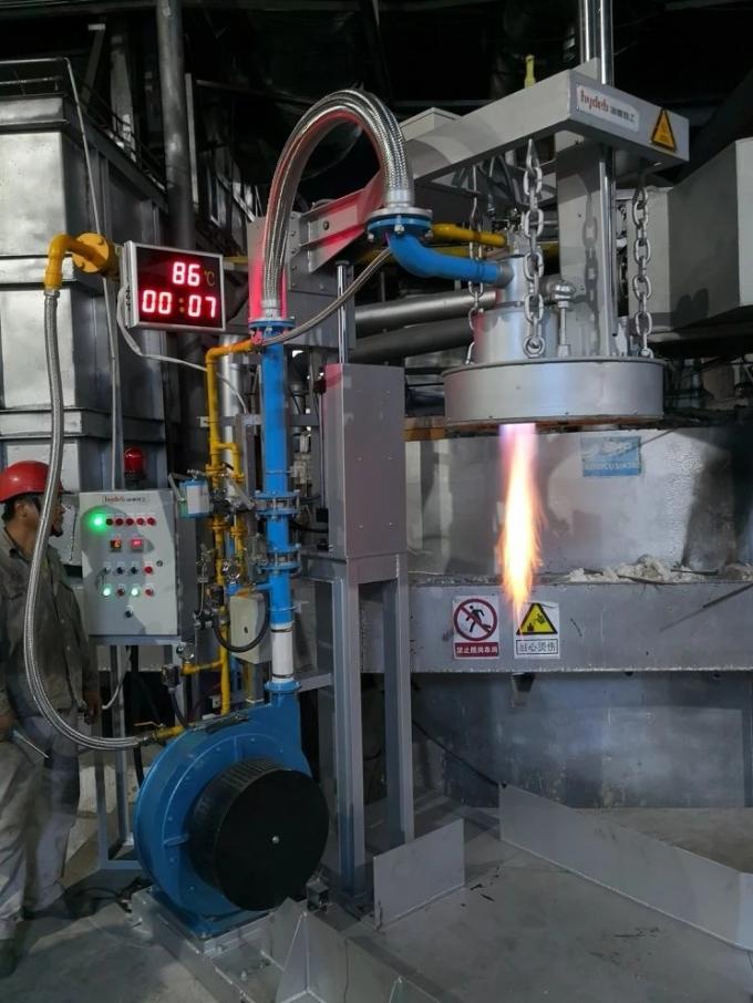 Stationary Molten Aluminium Transfer Ladle Preheating System Ladle ...